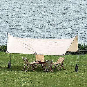 Canopy Weights Set of 4，Heavy Duty Canopy Weight Bags (120 lbs) for Ez Pop up Canopy Tent Outdoor Instant Canopies, Black (without Sand) ，Set of 4