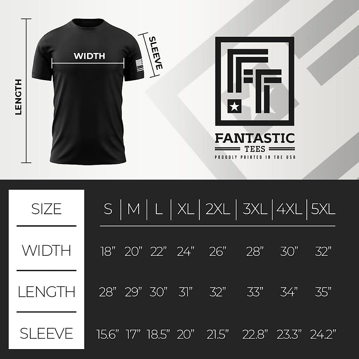 Fantastic Tees USA American Skull Patriotic Shirts for Men T-Shirt (Military Green, L)