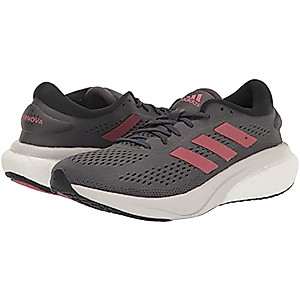 adidas Women's Supernova 2 Running Shoe, Grey/Wonder Red/Black, 9