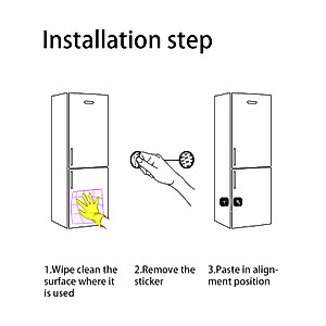 Fridge Lock, 2 Pack Refrigerator Lock with 4 Keys, Child Safety Locks with Strong Adhesive for Cabinet Lock, Freezer Lock and Drawer Lock (Black)