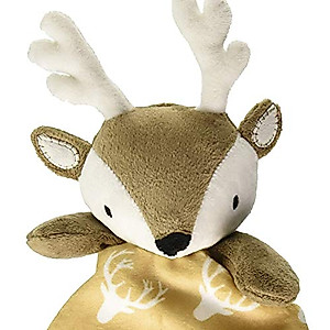 Levtex Home - Baby Deer Security Blanket - Soft and Cuddly Lovey - Plush - Tan, Taupe, Brown - Nursery Gift