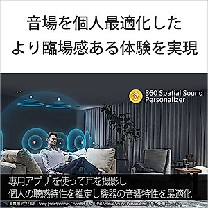 Sony SRS-NS7 Wireless Neckband Speaker, 360 Reality Audio, Hands-Free Calling, IPX4 Splashproof, Long Battery, 12 Hours, Fast Charge 10 Minutes of 60 Minutes, SRS-NS7 HC