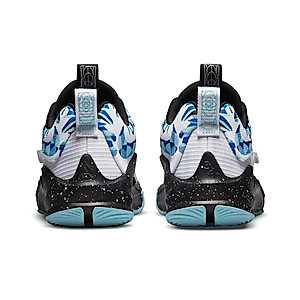 Nike Kid's Freak 3 GS Basketball Shoe, White/Black/Copa, 7 Big Kid