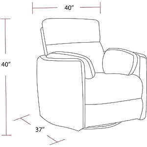 Parker Living Radius - Mediterranean Power Swivel Glider Recliner