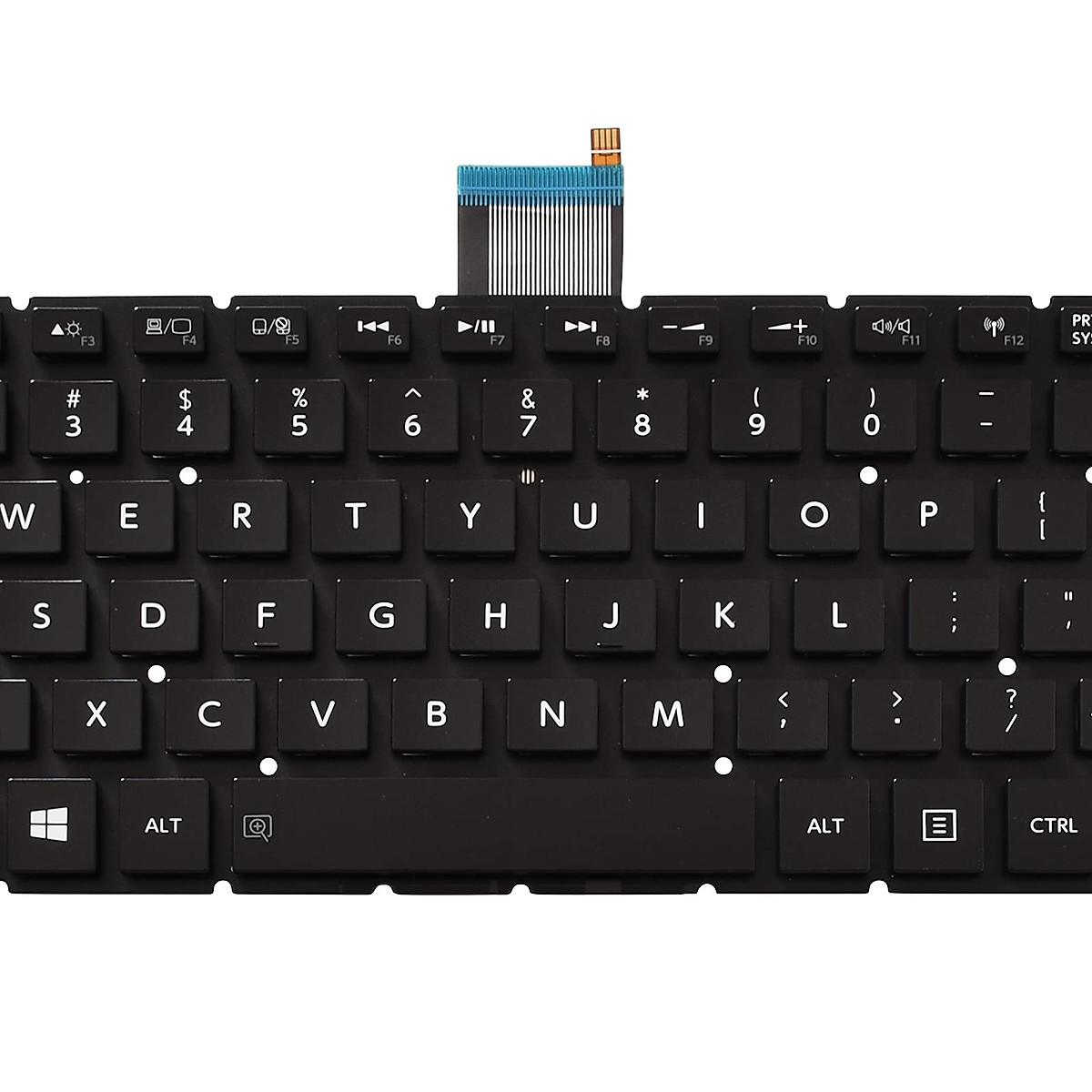 SUNMALL Backlit Keyboard Replacement Compatible withToshiba Satellite E45t-B4204 E45T-B4300 E45T-B4106 E45T-B E45-B Series H000069210, 0KN0-VP4US12, MP-13R53USJ528