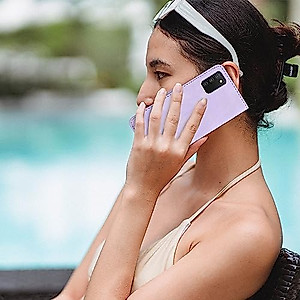 A03s Case Wallet,for Samsung Galaxy A03s Phone Case,Card Holder Leather Kick-stand Flip Cases Protector,Wrist Strap,Magnetic Closure,Shockproof Protective Cover for Galaxy A03s(US Version) (Purple)