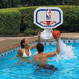 Poolmaster 72900 NBA Logo USA Competition-Style Poolside Basketball Game , White