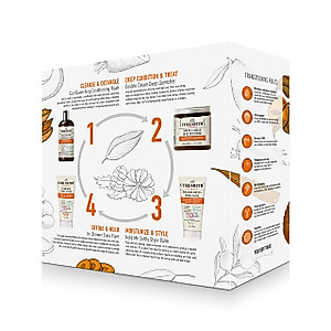 CURLSMITH - Transition Kit - Vegan Haircare Kit for Dry, Wavy, Curly or Coily Hair (1 x 12oz, 1 x 8oz, 2 x 2oz)
