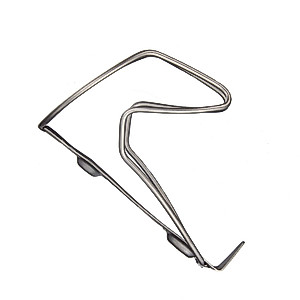 Supacaz TIFLY Cage (Titanium) Raw, Men, Silver, Extra Large