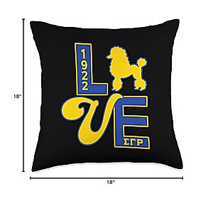 Sigma Gamma Rho Sorority Throw Pillow