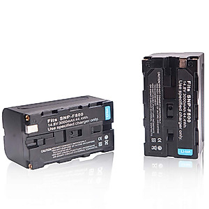 WELLMAKING 80W Battery Set 2 Batteries One Charger is Dedicated to 800C LED Light（The Lights in The Picture Need to be Purchased Separately）