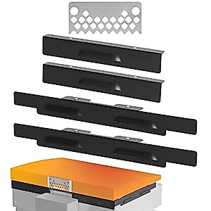 Wind Guard and Food Mesh Screen for Blackstone 22 Inch Griddle, Magnetic Wind Screen for Blackstone 22" Flat Top Gas Grill, Heat Shield/Grease Cup Filter for Blackstone with Rear Grease Cup, Black
