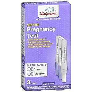 Walgreens One Step Pregnancy Tests, 3 ea