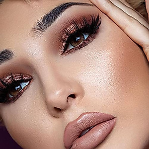 PURELEOR 3D Faux Mink Eyelashes Manga Eyelash 10 Pairs Natural & Dramatic False Lashes Volume Eye Lash Packs