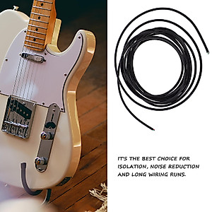 rosenice 4-Conductor Shielded Wire Guitar Circuit Wiring Hookup Wire Pickup Cable