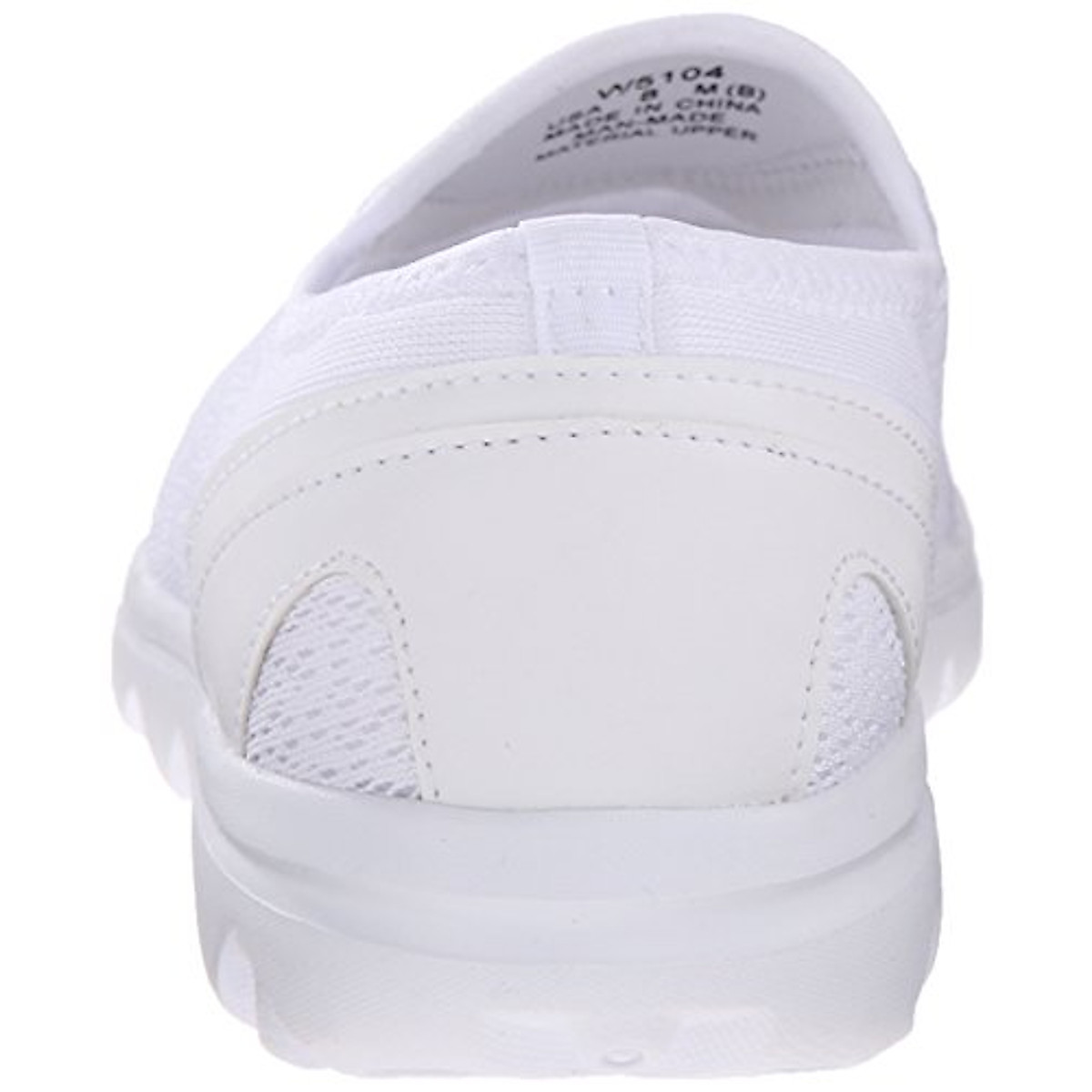 Propét Womens TravelActiv Slip On Walking Walking Sneakers Shoes Casual - White - Size 12 2E