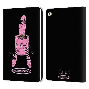 Head Case Designs Officially Licensed Chloe Moriondo Pink Graphics Leather Book Wallet Case Cover Compatible with Apple iPad Air 2 (2014)