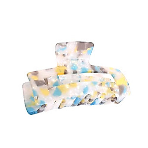 Bellefixe Premium Acetate Jaw Clips (8.5cm, Sea Glass)