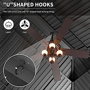 Greesum 12'x16' Hardtop Metal Gazebo, Outdoor Galvanized Steel Double Roof Canopy, Aluminum Frame Permanent Pavilion with Netting and Curtains for Patio, Backyard, Deck and Lawns