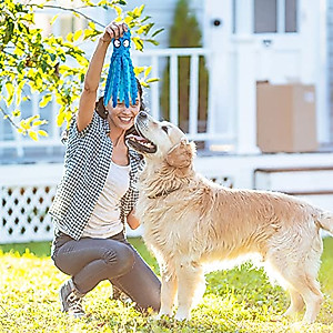 Alphatool Squeaky Dog Toys, Octopus Dog Toys for Aggressive Chewers, Tough No Stuffing Plush Dog Toys for Large Dogs, Crinkle Interactive Puppy Dog Toys for Small Medium Dogs(3pcs)