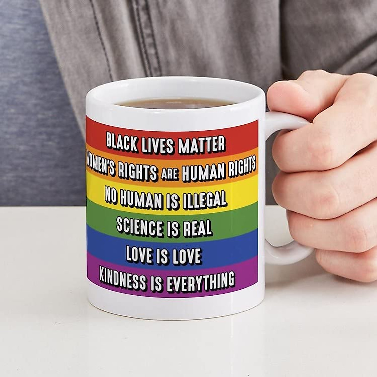 CafePress The Truth Ceramic Mug Ceramic Coffee Mug, Tea Cup 11 oz
