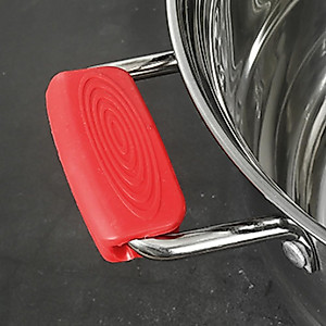 3 Pairs Silicone Assist Handle Holder Cast Iron Pan Skillet Handle Covers Protectors Non-Slip Pot Holder Sleeve for rying pan Casserole Oven Tray Cookware