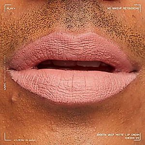 NYX PROFESSIONAL MAKEUP Smooth Whip Matte Lip Cream, Long Lasting, Moisturizing, Vegan Liquid Lipstick - Cheeks (Soft Pinky Nude)