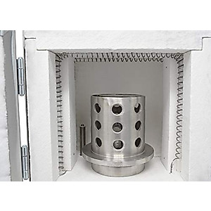 Tabletop Hi-Temp 2200 Degree Electric Burnout Oven Kiln Vent Hole PROGRAMMABLE Controller Furnace Jewelry Making Dental Casting Wax 3D Resin PLA Burnout Made in The U.S.A.