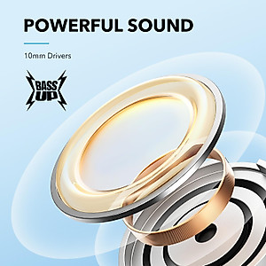 Soundcore by Anker Life U2i Wireless Neckband Headphones, 10mm Drivers with BassUp Technology, 22H Playtime, AI-Enhanced Calls, Foldable and Lightweight, IPX5 Water-Resistant, Secure Fit, Bluetooth 5