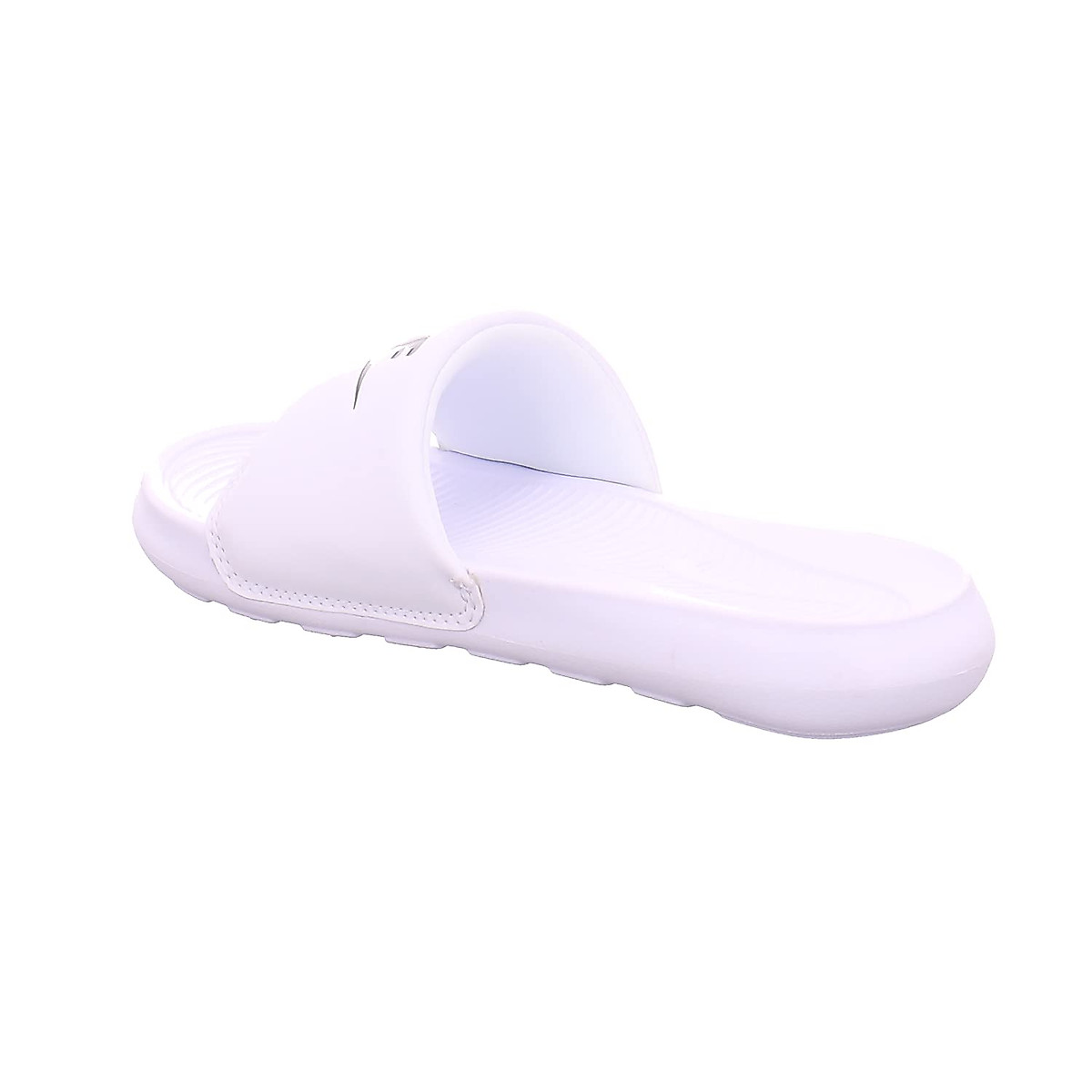 Nike Women's Basic/Active Slide, White Black White, 11 AU