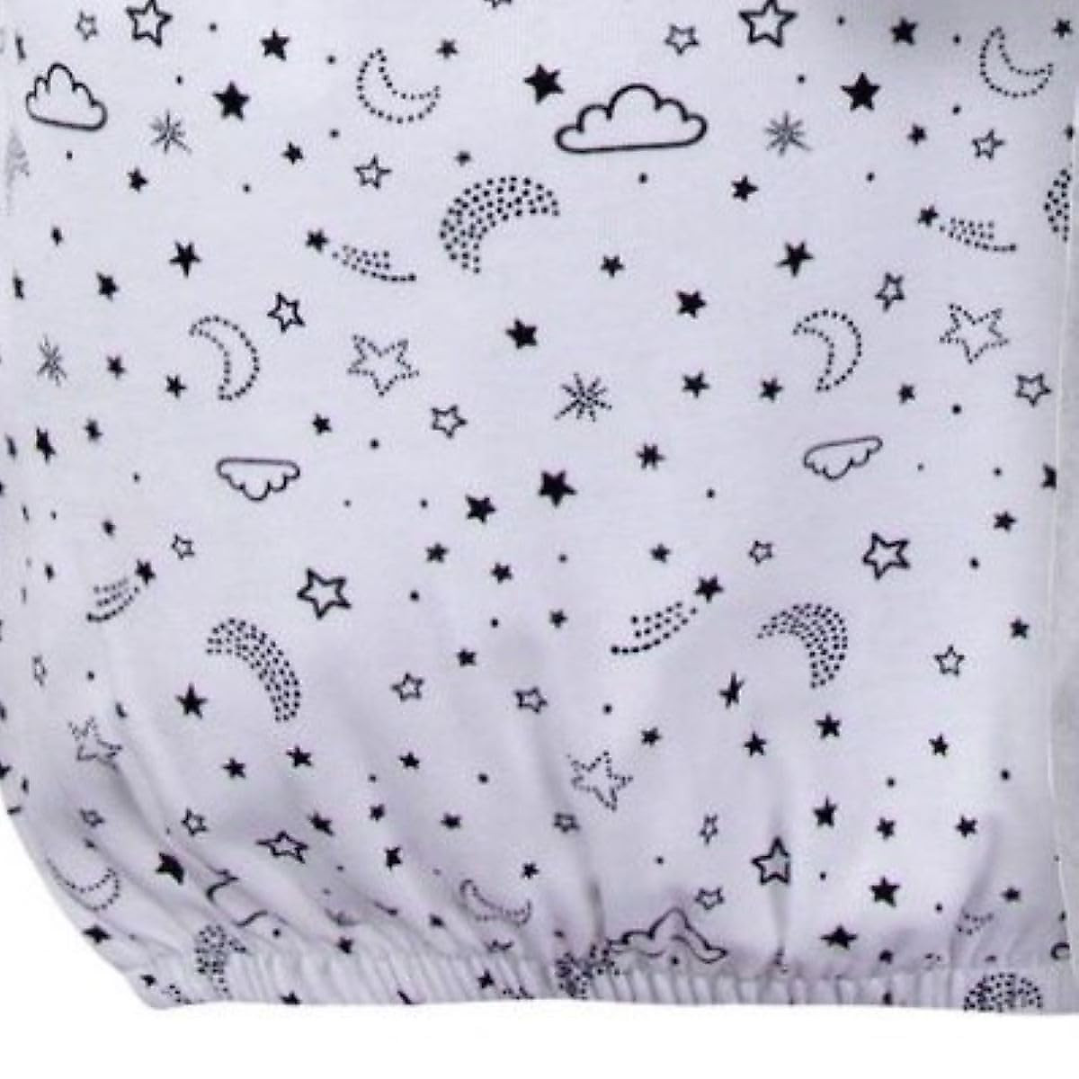 Gerber Unisex Baby Boy and Girls 4-Pack Sleeper Gown Star 0-6 Months