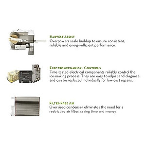 Ice-O-Matic ICE0500HA Air Cooled 600 Lb Half Cube Ice Machine