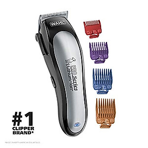 Wahl Lithium Ion Pro Series Cordless Animal Clippers – Rechargeable, Heavy-Duty, Electric Dog & Cat Grooming Kit for Small & Large Breeds with Thick to Heavy Coats – Model 9766