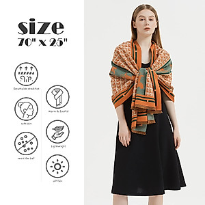 LIFWARM Scarfs for Women Shawls and Wraps for Evening Dresses Pashmina Scarves Blanket Cardigan Cape