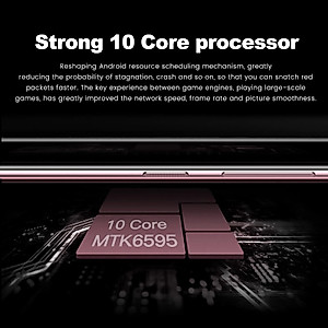 Unlocked Smartphones, 5G Android Smart Phone HD Full Screen Phone, Dual SIM Unlocked Cell Phone, 2+16G RAM, Long Battery Life, 6.53-inch Water Drop Screen Touch Screen Mobile Cell Phone (Rose Gold)