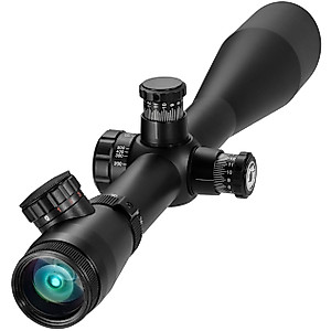 BARSKA unisex adult 6-24x50 Mil Dot Sniper Scope, Black, 6-24x50mm US