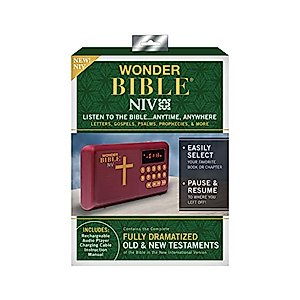 Wonder Bible NIV- The Talking Audio Bible Player (New International Version), As Seen on TV