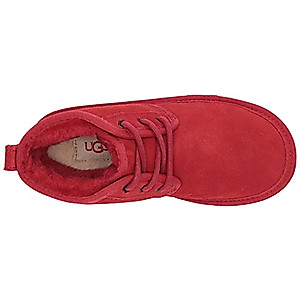UGG Kids' Neumel Ii Chukka Boot, Samba Red, 5 Big Kid US