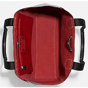 COACH DERBY TOTE IN PEBBLE LEATHER (SV/Black)