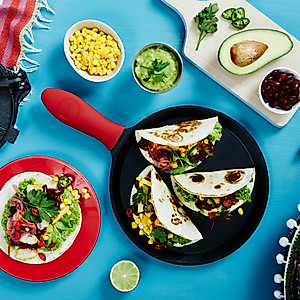 Uno Casa Cast Iron Comal Pan 11.5 Inch - Skillet for Roti/Comal Pan, Tawa/Dosa Pan Pataconera, Comales para Tortillas - Cast Iron Pizza Pan - Comal Para Tortillas Grande - Tava Roti Pan - Comale