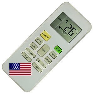CHOUBENBEN Replacement Remote Control for Carrier RG52F3/BGEFU1 38MAQB18-3/40MBQB18D-3 38MAQB09-3/40MBQB09D-3 40MBQB24D-3 AC Air Conditioner