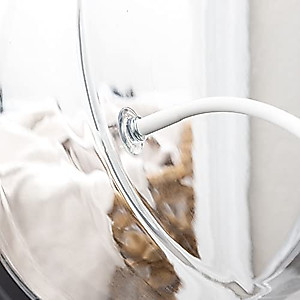 MYMOON HOME Front Load Washer Door Prop with Flexible Suction Cup and Magnetic Attachment, Improves Air Circulation to Reduce Odors, Fits Dryers and Dishwashers, Easy Install (White)