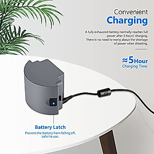 Neewer Li-ion Battery High Capacity Rechargeable Flash Spare Battery for VISION 4，ML300 Outdoor Studio Flash Strobe