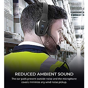 Blucoil EPMC-B550XT Replacement Ear Pad Cushions and Microphone Windscreens Kit for Blueparrott B550-XT Headset