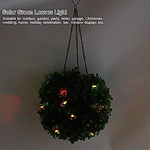 01 02 015 Solar String Lights Garden, Household Lighting Rattan Balls String Light Plastic Rattan Ball Lights for Garden for Outdoor for Home Decor