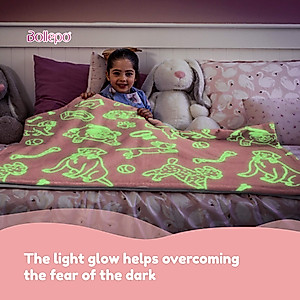 Blankets for Girls, Kids, Puppy Blankets for Small Dogs, Soft Fuzzy Plush Fleece Blanket for Boys, Girls, Teens, Toddlers, Birthday Gift, Large 50" X 60" (Pink)