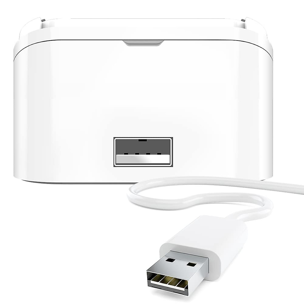 Oryuzi Dock Compatible with Square Reader 2nd Generation, USB Docking Station, White