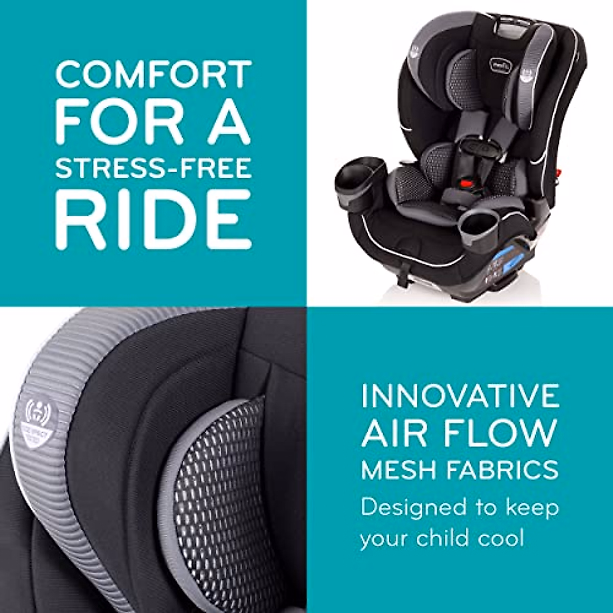 Evenflo EveryFit 4-in-1 Convertible Car Seat