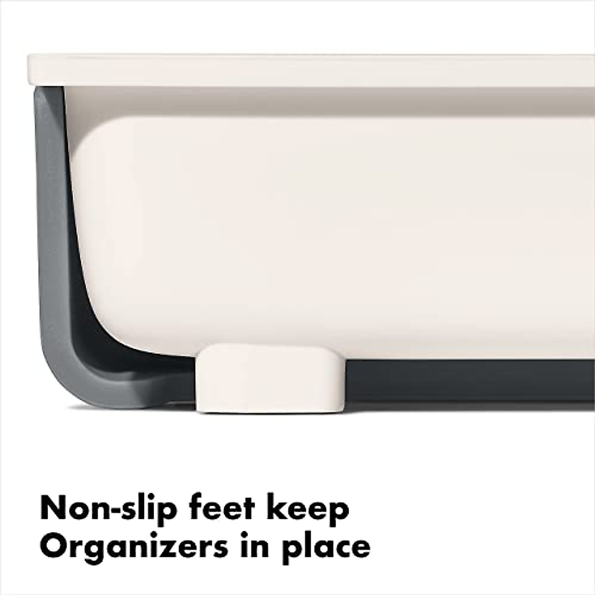 OXO Good Grips Kitchen Drawer, Expandable Long Tool Organizer, White