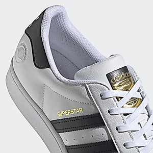 adidas Originals Men's Superstar Discontinued Sneaker, White/Black/Green (Vegan), 10